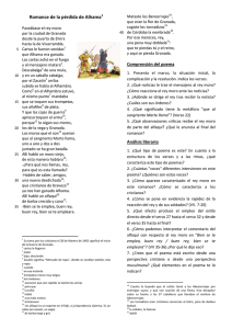 Análisis Romance del Rey Moro: Caída de Alhama