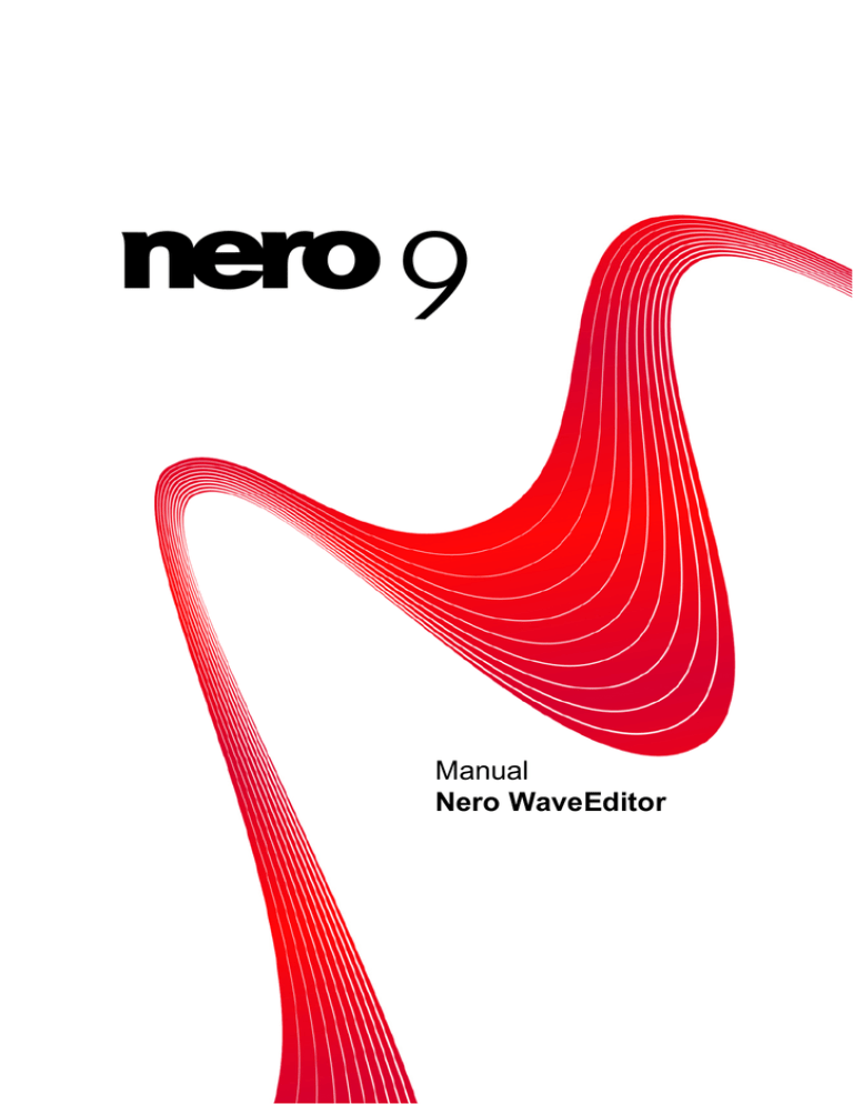Manual Nero WaveEditor