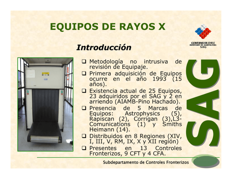 equipos de rayos x