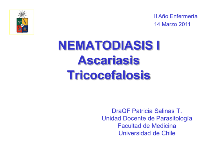 NEMATODIASIS I - U
