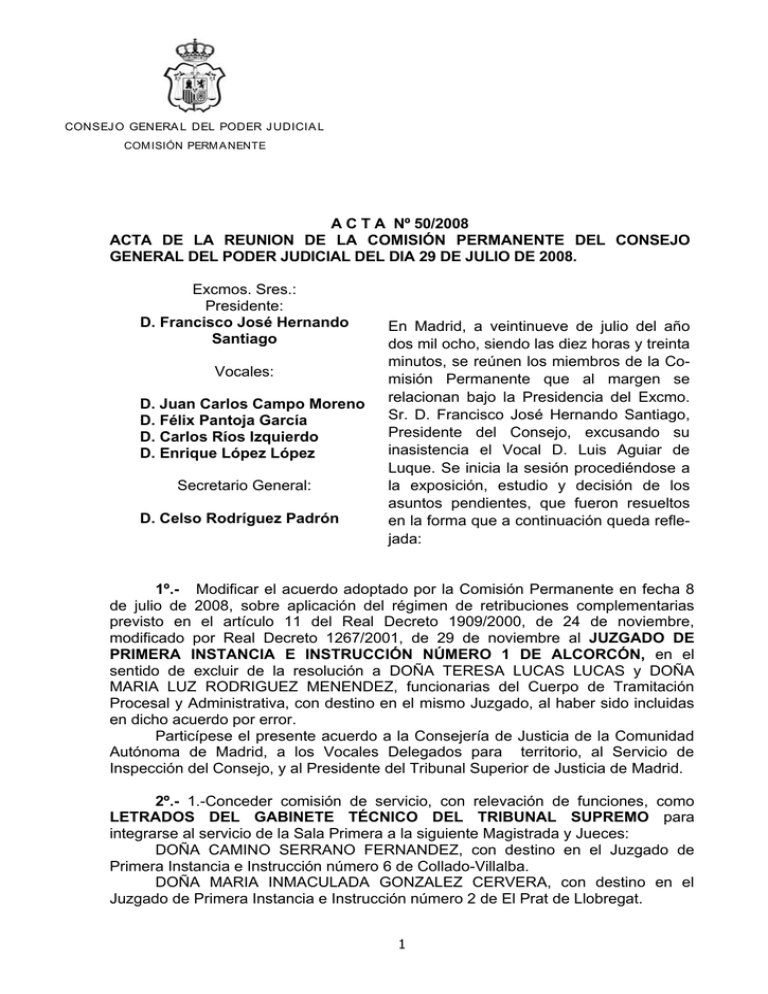 consejo general del poder judicial