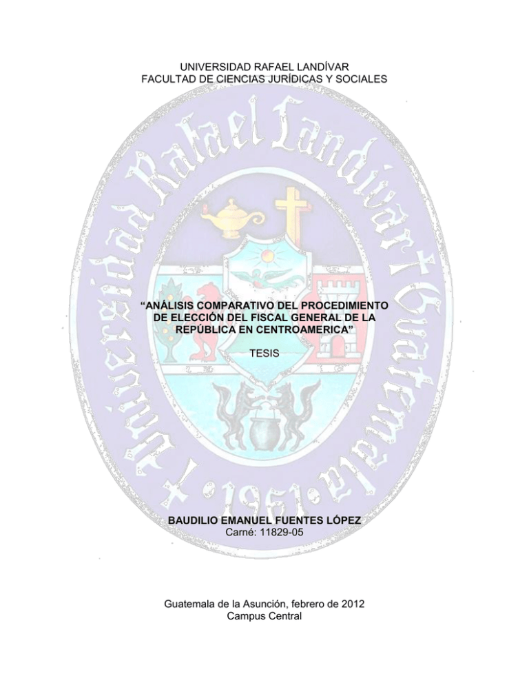 universidad rafael landívar facultad de ciencias jurídicas y sociales