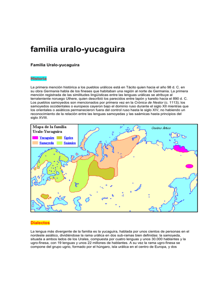 familia uralo-yucaguira