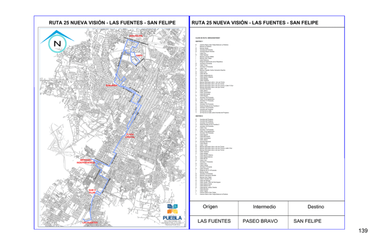 RUTA 25-NUEVA VISION-LAS FUENTES-SAN FELIPE