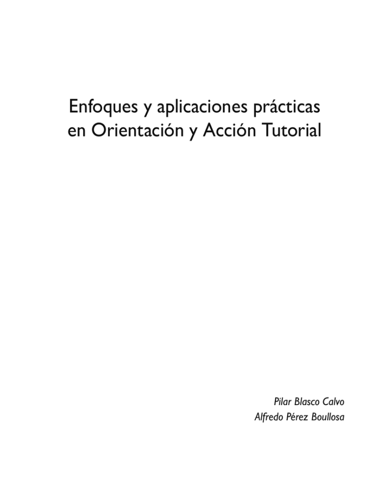 Enfoques y aplicaciones prácticas en Orientación y Acción Tutorial
