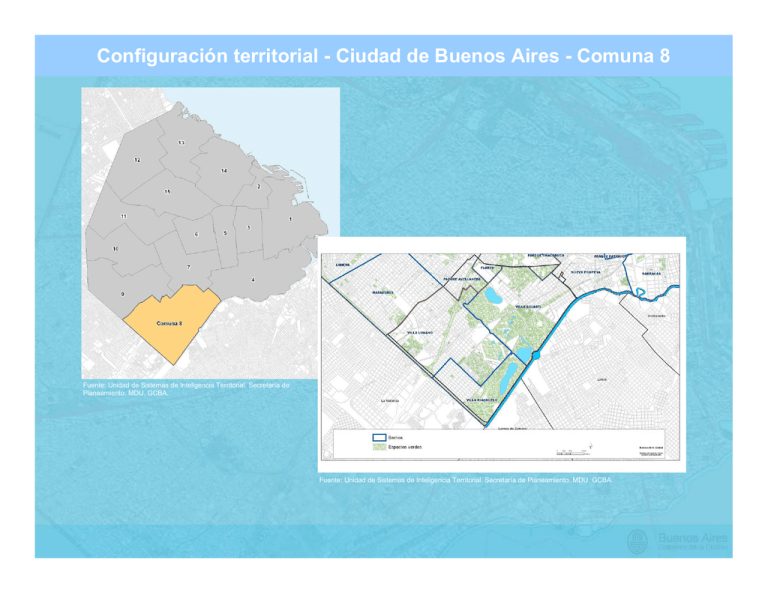 Comuna 8 - Planeamiento
