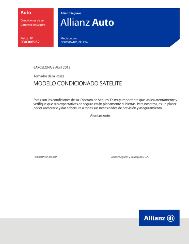 Allianz Auto Todo Riesgo