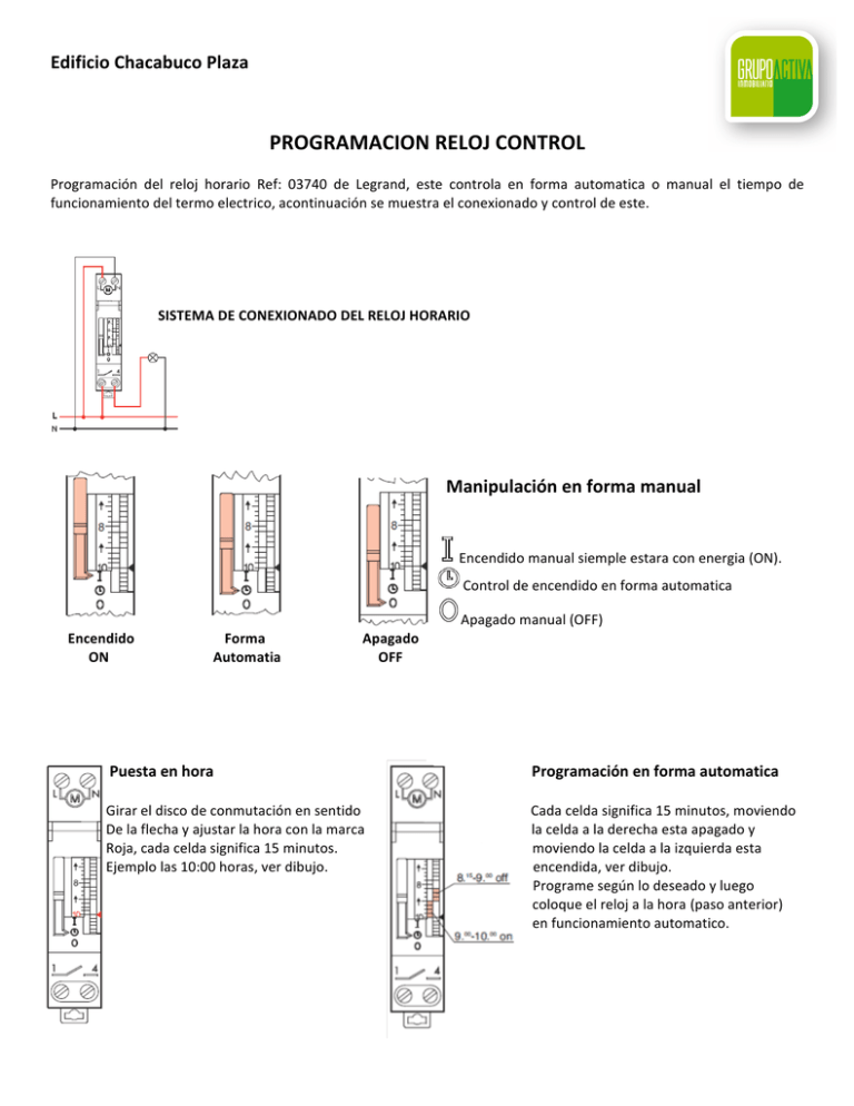 programacion reloj control