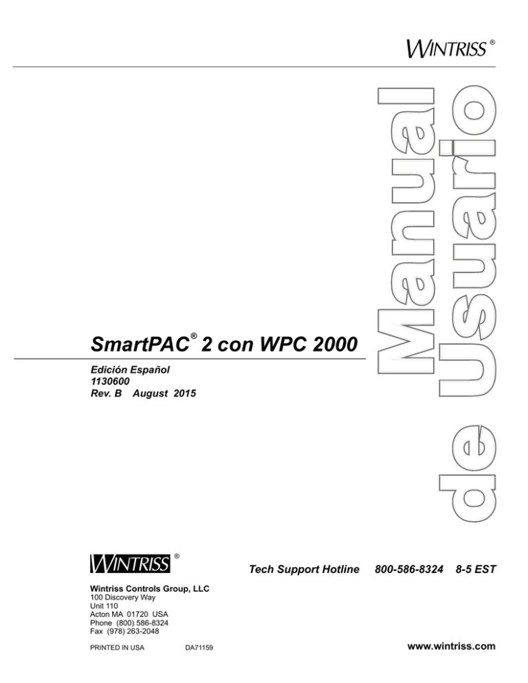 Uso de SmartPAC 2 con WPC 2000 en modo