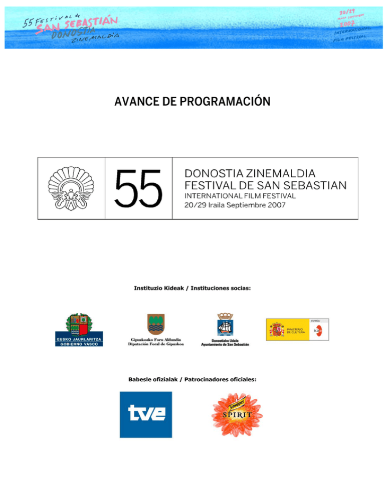 avance de programación