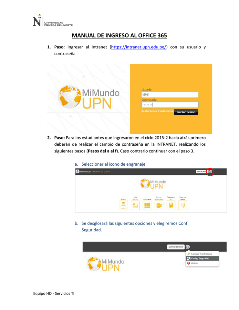 Manual de Uso - Descubre UPN