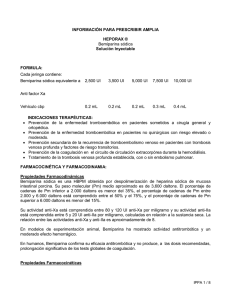 HIBOR: Ficha Técnica del Medicamento
