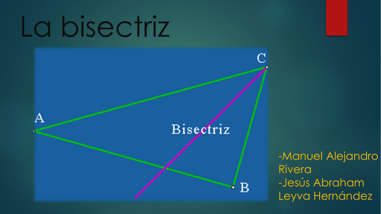 La bisectriz
