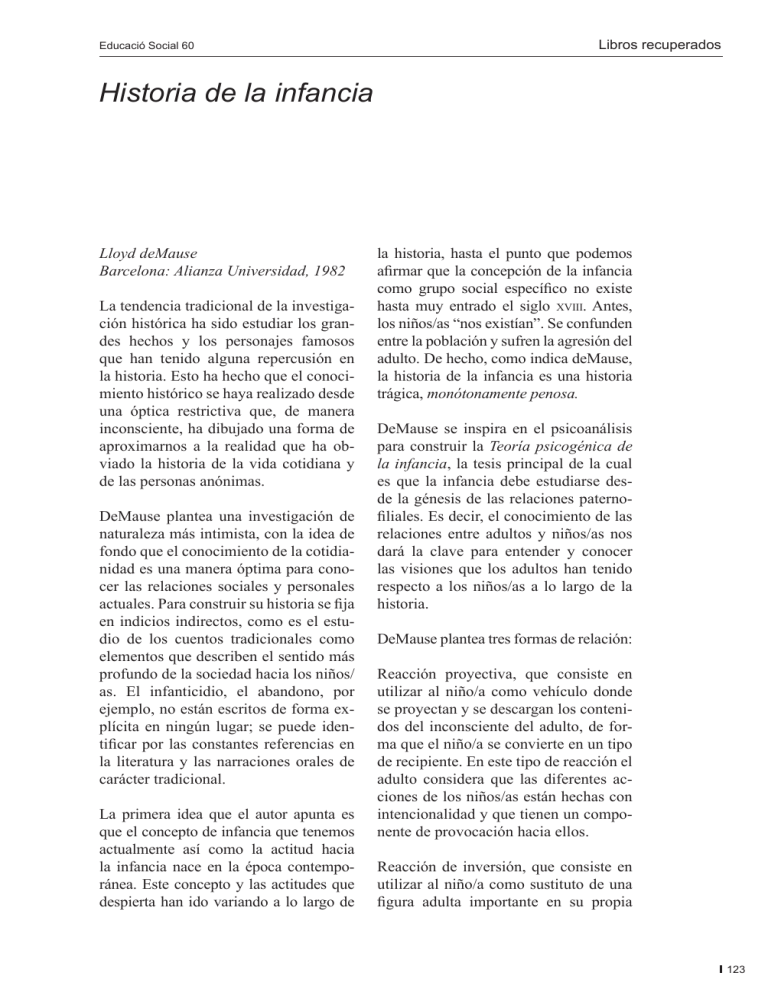 01 Historia infancia DeMause