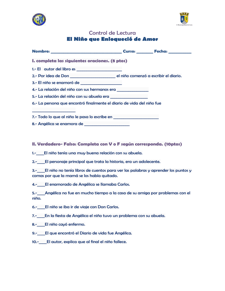 Prueba el nino que enloquecio de amor terminada