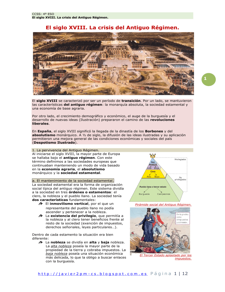 tema 01 El siglo XVIII