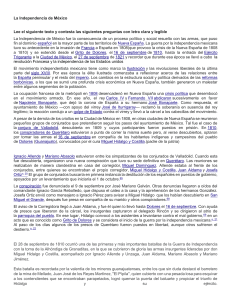 Independencia de México: Causas y Consecuencias