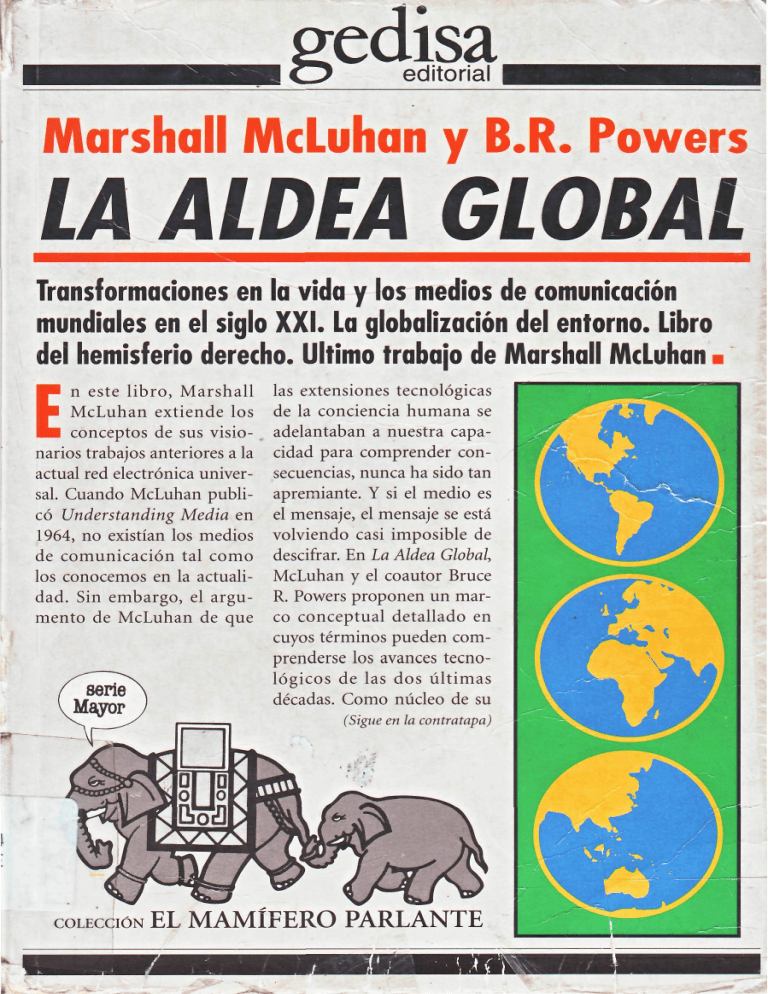 McLuhan Marshall Powells BR La aldea global
