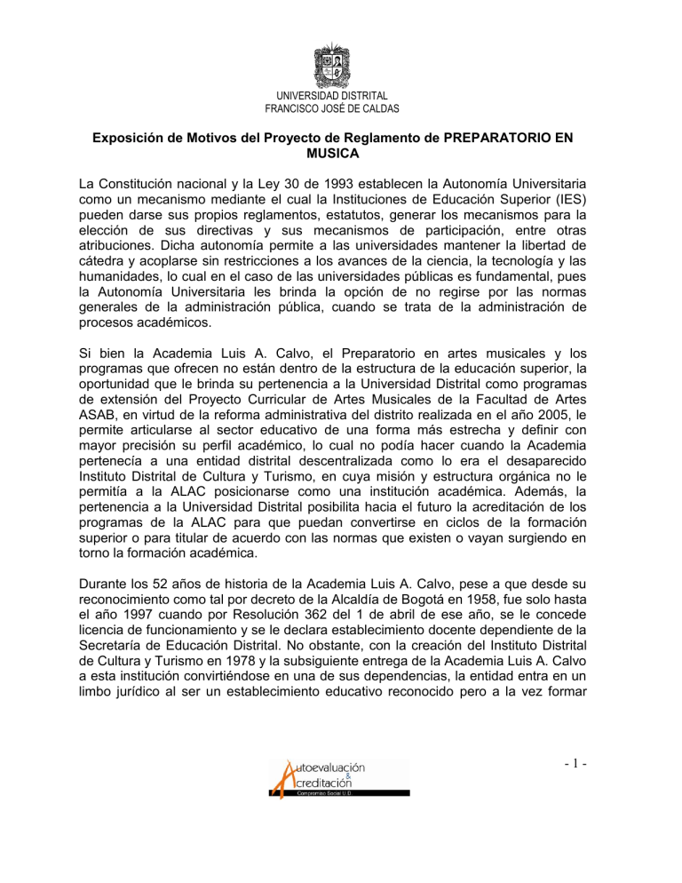 Reglamento Estudiantil Preparatorio