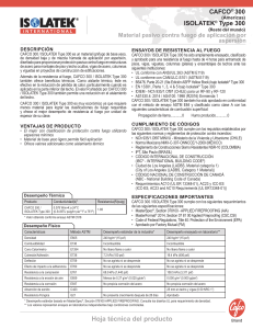 cafco® blaze-shield hp - Isolatek International