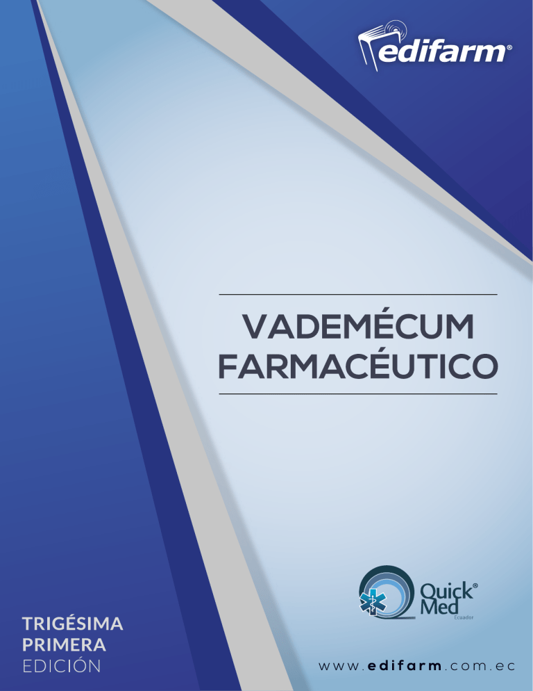 Vademecum Farmaceutico 2021