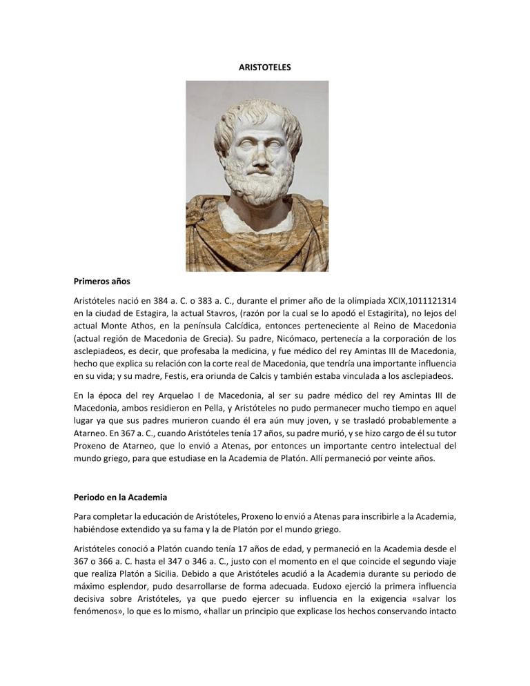 BIOGRAFIA DE FILOSOFOS