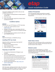 ETAP Software Quick Installation Guide