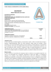 MASTERCOP: Ficha Técnica de Fungicida/Bactericida
