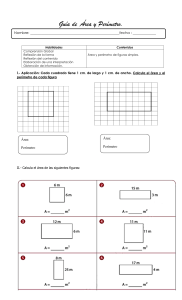 Área y Perímetro: Guía de Matemáticas 4° Básico