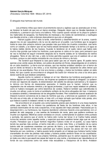 El Ahogado Más Hermoso del Mundo: Gabriel García Márquez